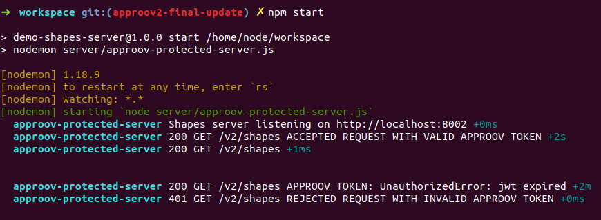 Approov Integration in a NodeJS Express API